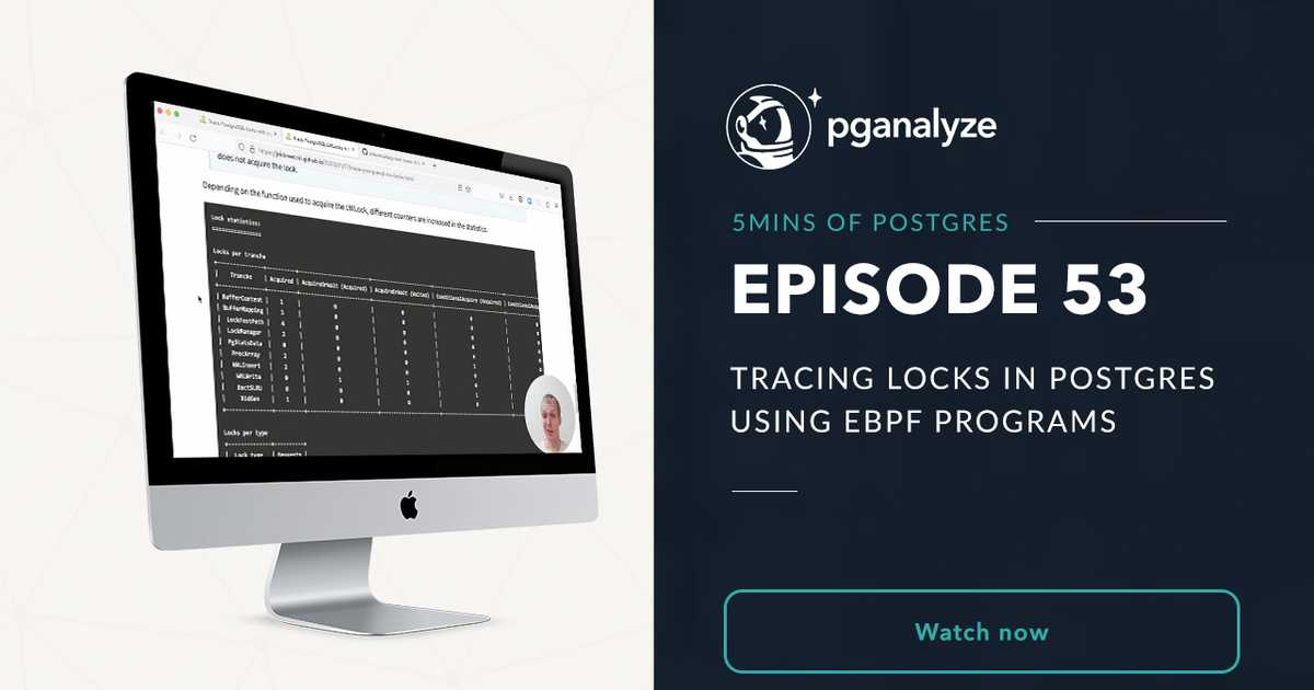 Tracing Locks In Postgres Using Ebpf Programs
