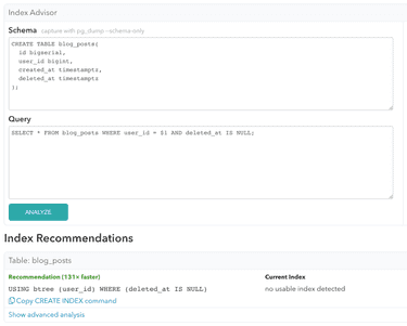 A better way to index your Postgres database: pganalyze Index Advisor