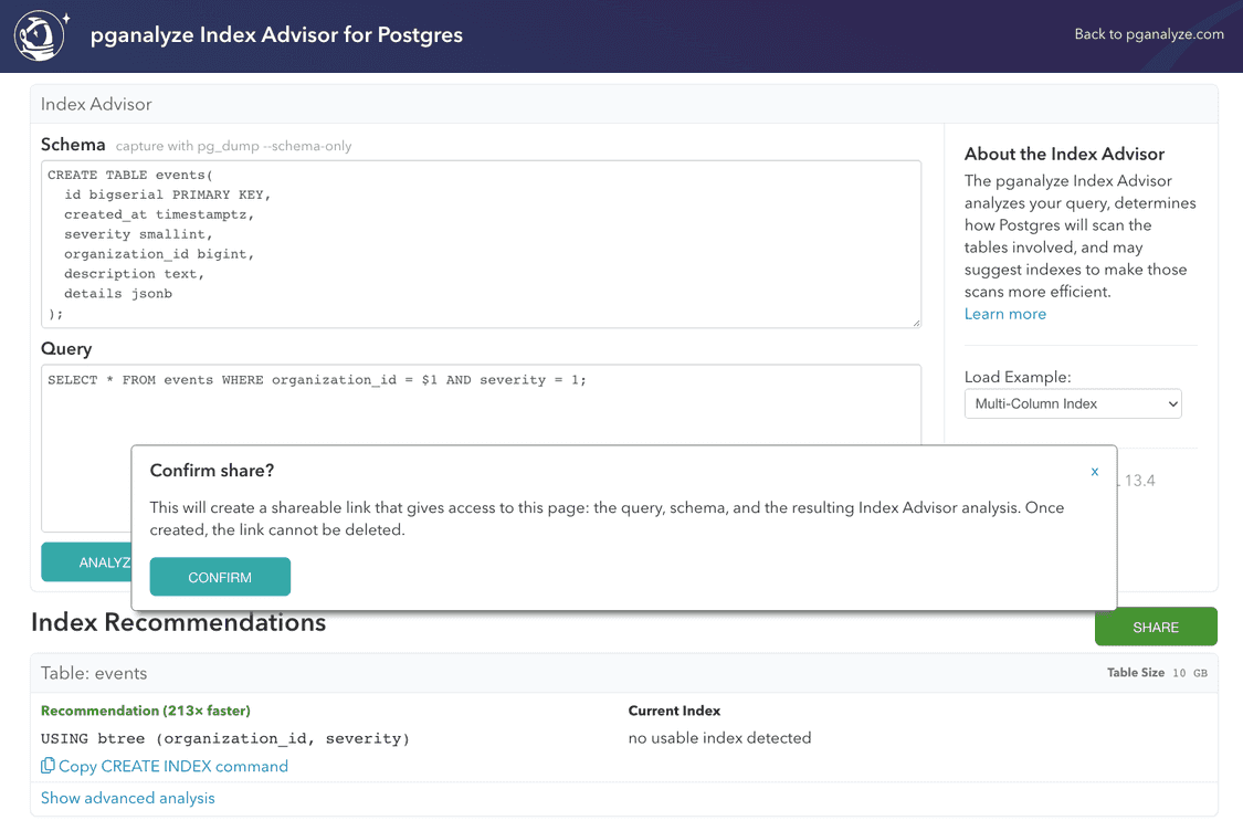 A Better Way To Index Your Postgres Database Pganalyze Index Advisor