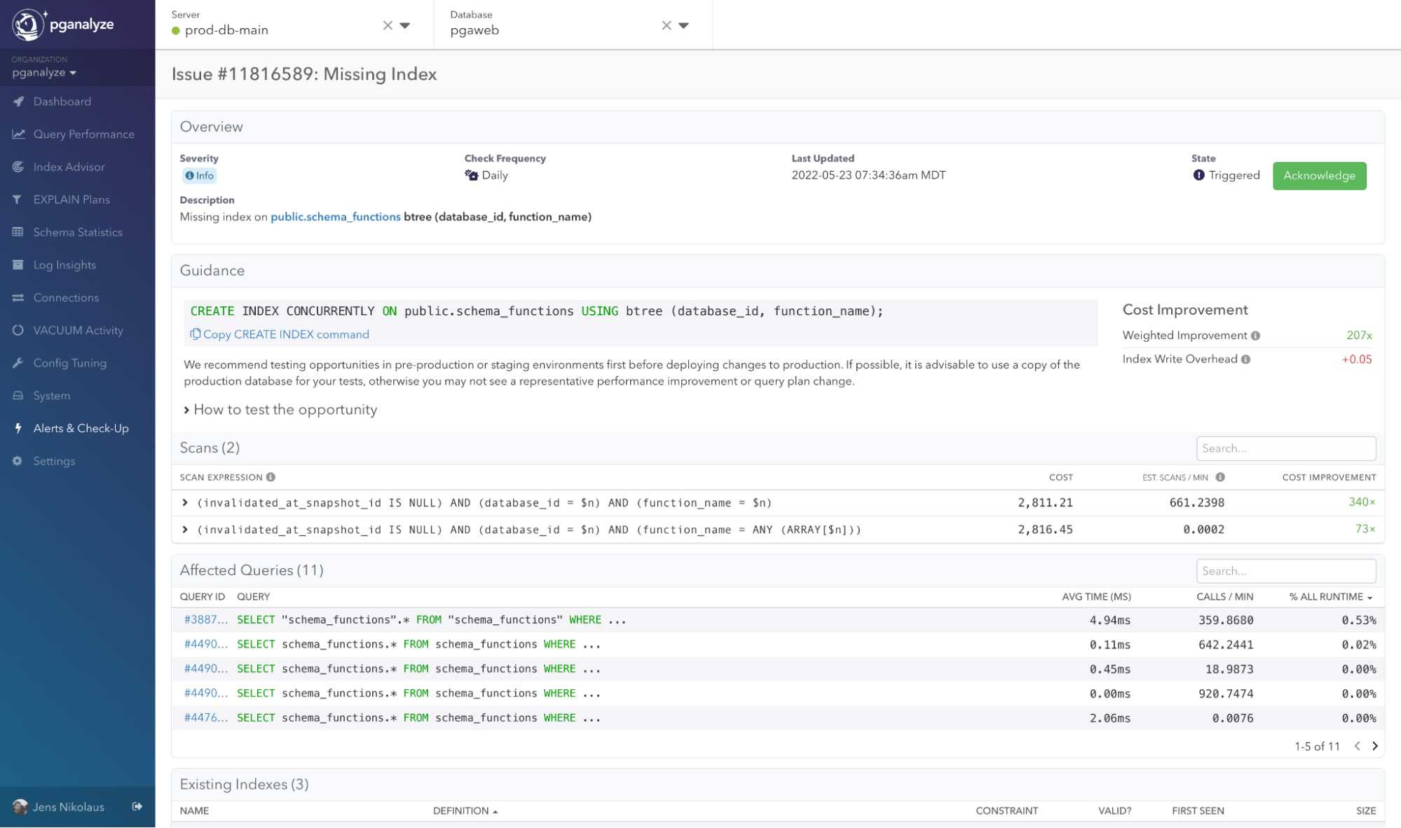 A Balanced Approach To Automatic Postgres Indexing The New Version Of The Pganalyze Index Advisor