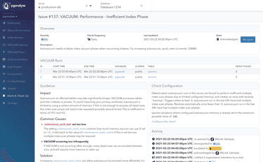 Introducing pganalyze VACUUM Advisor: Workload-aware autovacuum tuning for Postgres