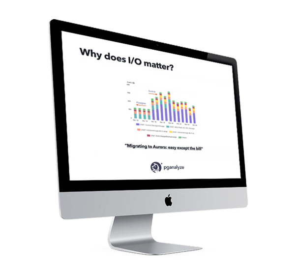 Webinar: Optimizing Postgres I/O Performance and Costs · pganalyze